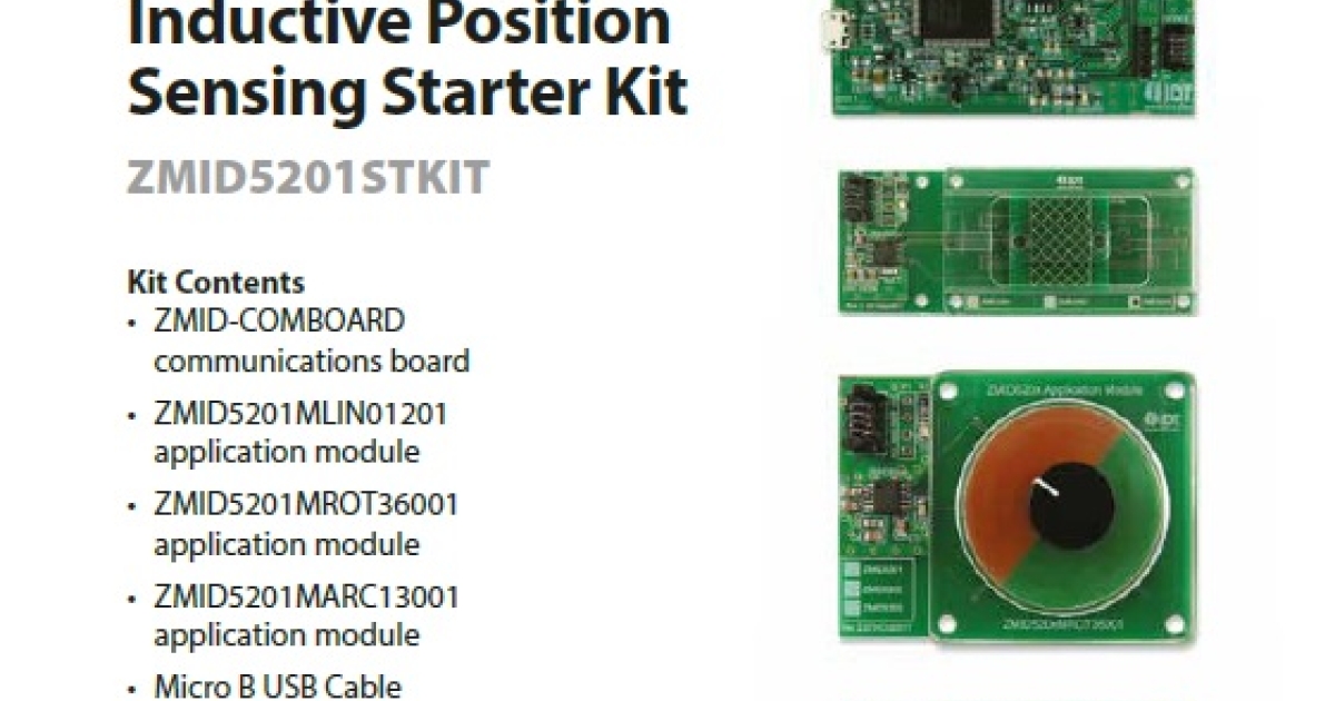 ZMID5201STKIT - ZMID5201 Inductive Position Sensing Starter Kit ... ZMID5201STKIT - ZMID5201 Inductive Position Sensing Starter Kit ...